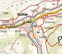 'Wander- und Radkarte Paznauntal' von '' - Buch - '978-3-96132-502-3'