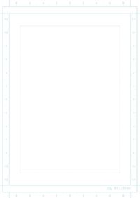 Manga-Block für Storyboard A4 100 Blatt 55g, mit einfachem Raster