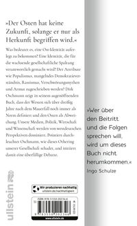 'Der Osten: eine westdeutsche Erfindung' von 'Dirk Oschmann' - Buch ...