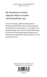 'Der Putsch' von 'Sven Felix Kellerhoff' - Buch - '978-3-608-98188-9'