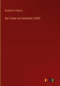 "Der Friede von Karlowitz (1699)" online kaufen
