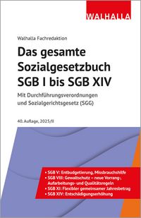 Produktbild: Das gesamte Sozialgesetzbuch SGB I bis SGB XIV