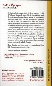 'Belle Epoque' von 'Kate Cambor' - 'Taschenbuch' - '978-2-08-139045-4'