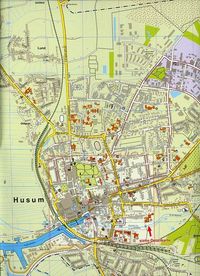 'Husumer Bucht, KVplan, Radkarte/Freizeitkarte/Stadtplan, 1:25.000 / 1 ...