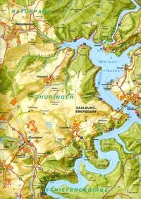 'Wanderkarte Bleilochstausee' von '' - Buch - '978-3-86636-333-5'