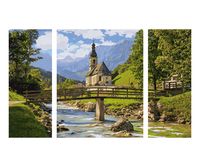 'Schipper 609260839 - Malen nach Zahlen, St. Sebastian in der Ramsau, Triptychon' kaufen ...