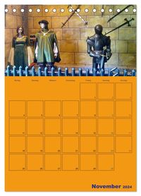 'Freizeitparkmomente / Planer (Tischkalender 2024 DIN A5 hoch), CALVENDO Monatskalender ...