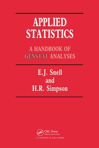 Applied Statistics von E. J. Snell, H. Simpson. Bücher | Orell Füssli
