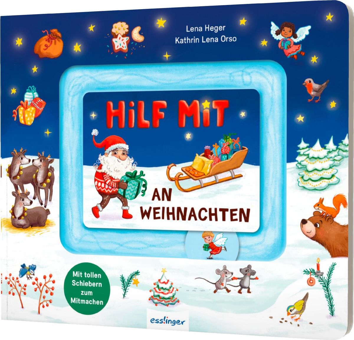 'Meine Schiebebahn-Pappe: Hilf mit an Weihnachten' von 'Kathrin Lena ...