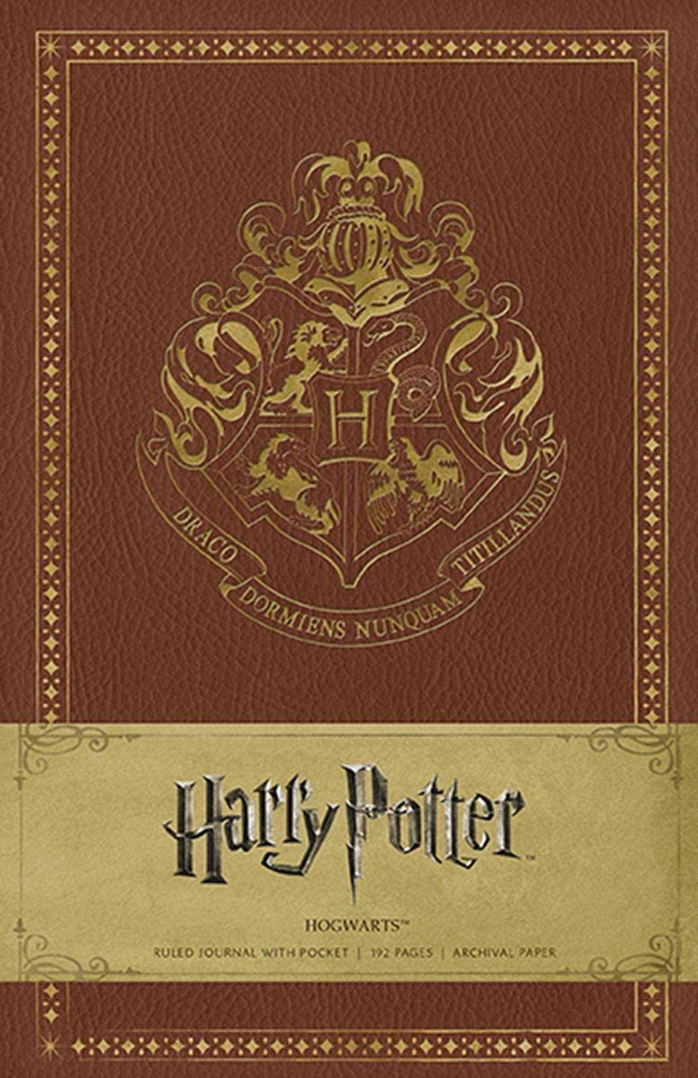 Harry Potter Hogwarts Hardcover Ruled Journal von Warner Bros. - Bullet ...