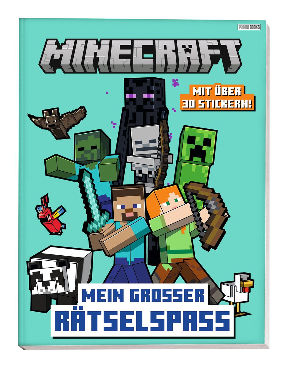 'Minecraft: Mein großer Rätselspaß' von 'Panini' - Buch - '978-3-8332 ...