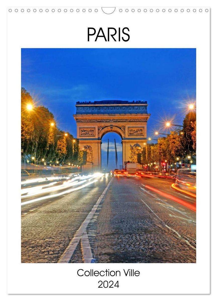 'Collection Ville PARIS (Calendrier mural 2024 DIN A3 horizontal ...