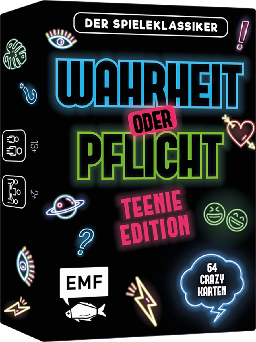 Kartenspiel Wahrheit Oder Pflicht Teenie Edition Kaufen Spielwaren