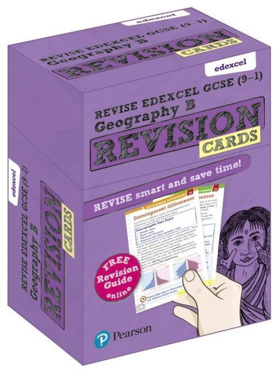 'Pearson REVISE Edexcel GCSE Geography B: Revision Cards Incl. online ...