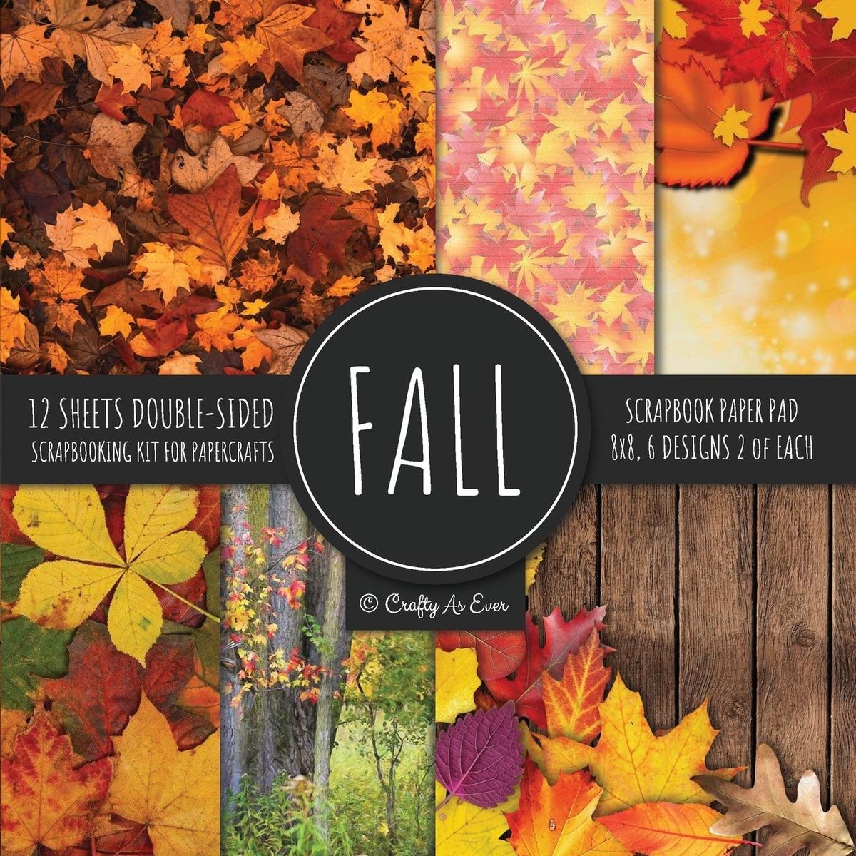 'Fall Scrapbook Paper Pad 8x8 Scrapbooking Kit for Papercrafts ...