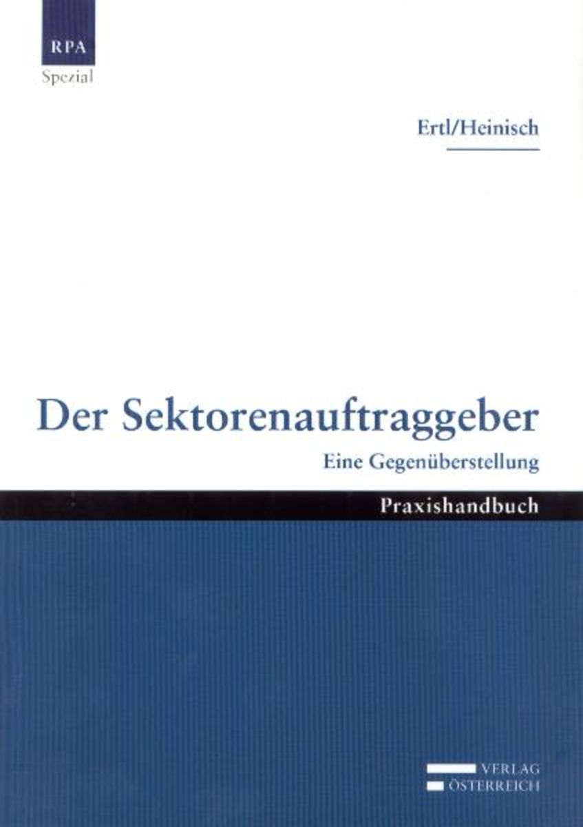"Der Sektorenauftraggeber" online kaufen