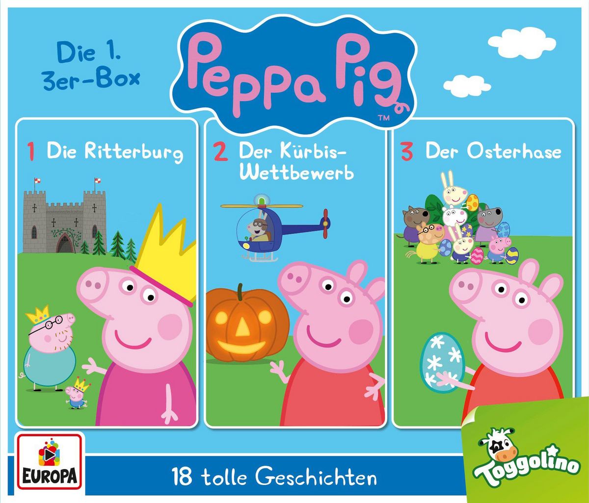 Peppa Pig Hörspiel 3er Box 01/3 CDs . Hörbücher | Orell Füssli