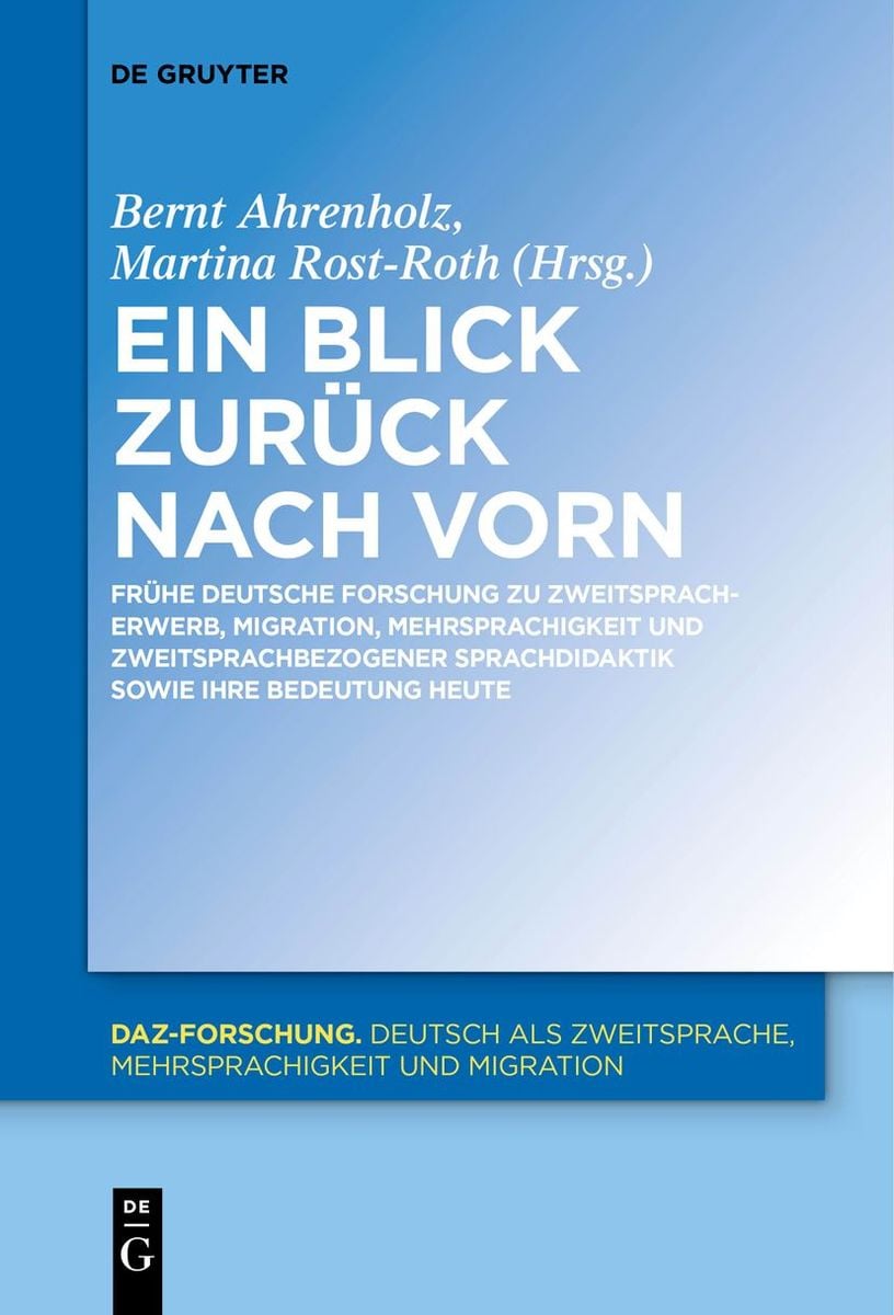 'Ein Blick zurück nach vorn' von '' - Buch - '978-3-11-128015-8'