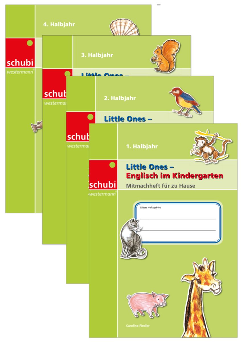 Fiedler, C: Little Ones - Engl./Kinderg./4 Hefte - Englisch Schulbuch ...