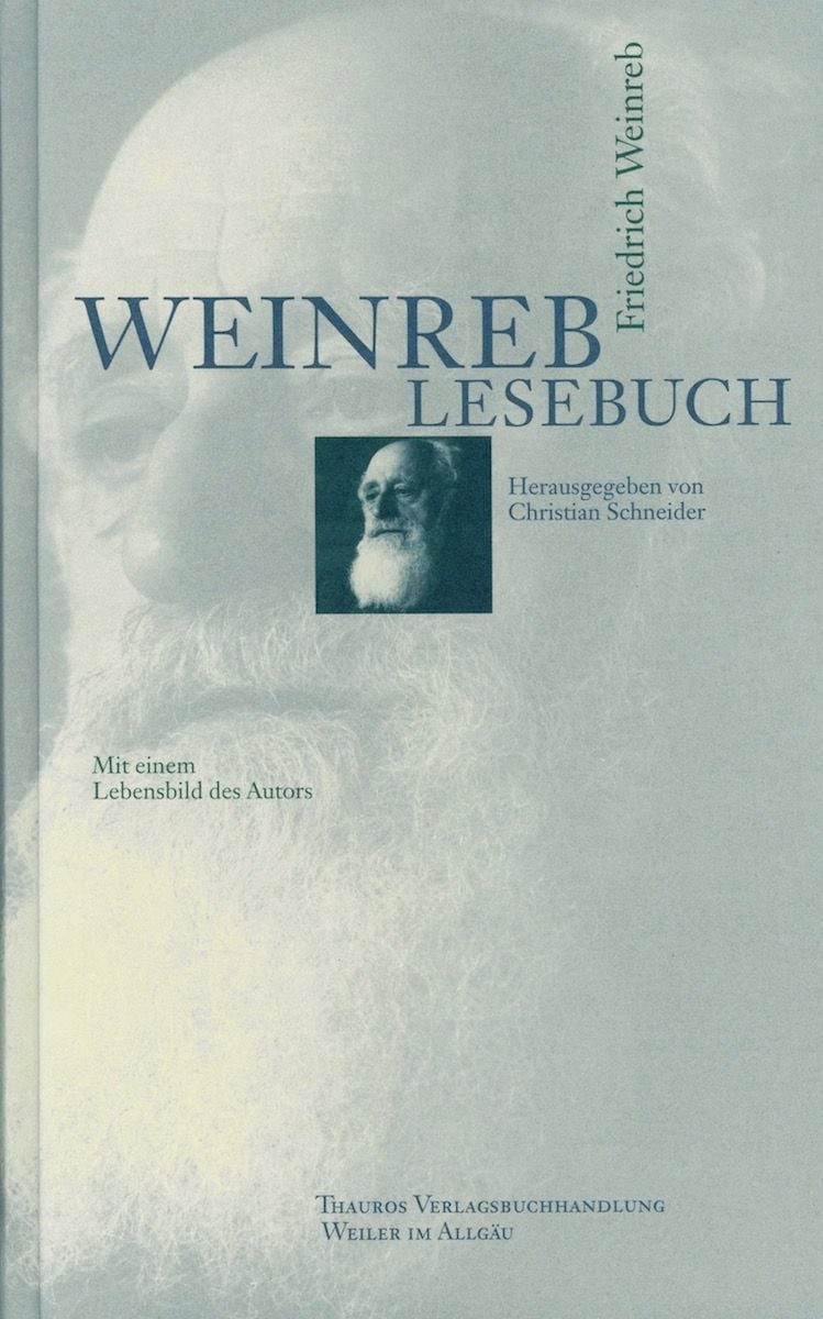 'Weinreb Lesebuch' von 'Friedrich Weinreb' - Buch - '978-3-88411-050-8'