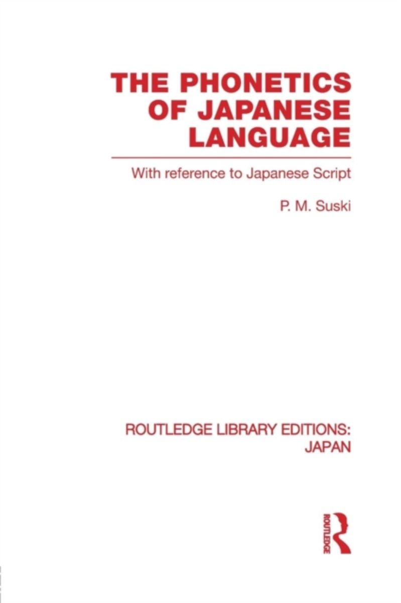 'The Phonetics of Japanese Language' - 'Englisch' Schulbuch - '978-0 ...