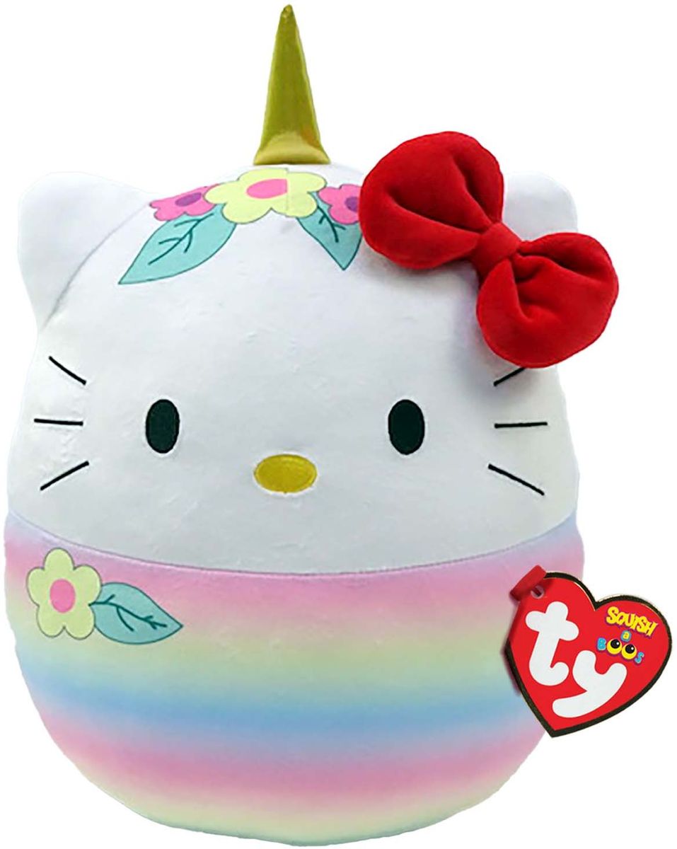 'Hello Kitty Flower Squish A Boo 20cm, Material: 100% Polyester geprüft ...