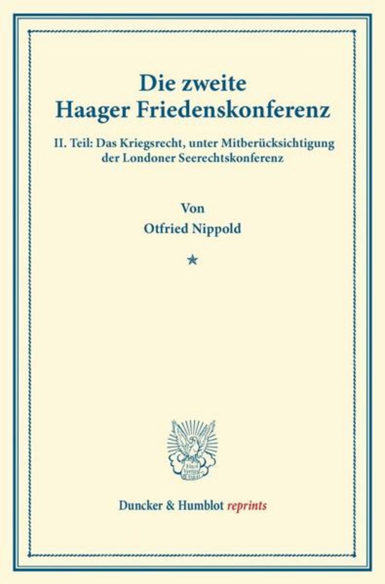 "Die zweite Haager Friedenskonferenz." online kaufen