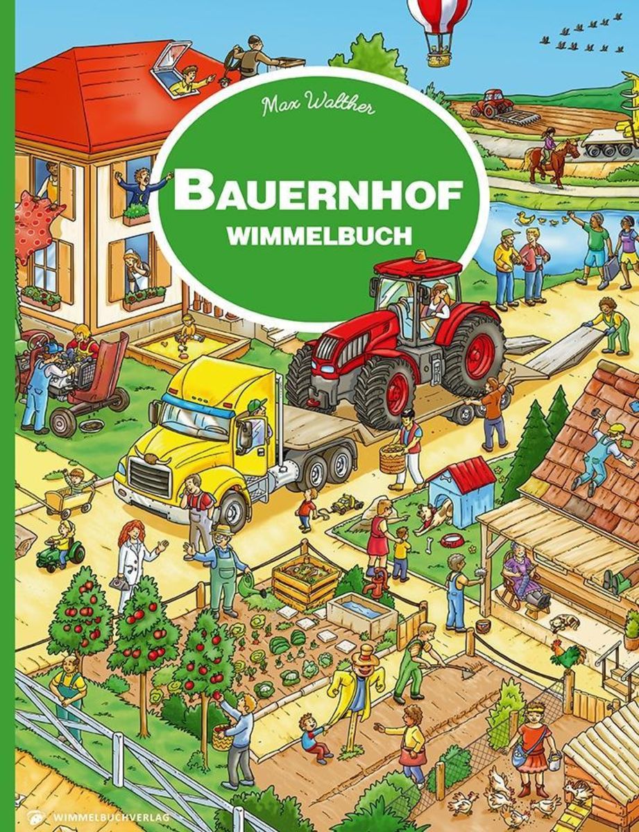 Bauernhof Wimmelbuch von Max Walther - Buch | Thalia