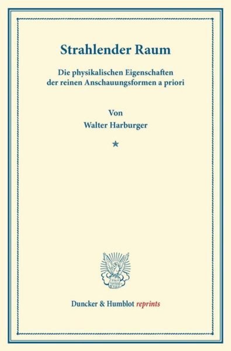 Strahlender Raum. von Walter Harburger - Buch | Thalia