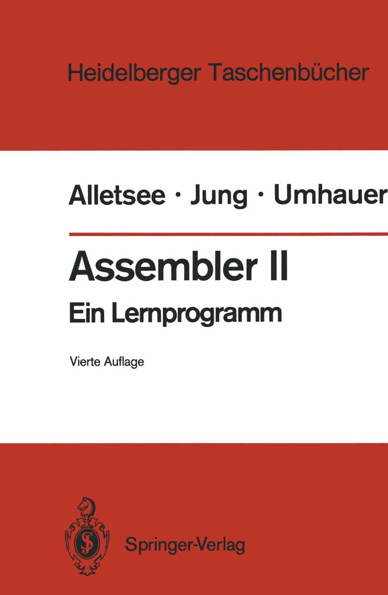 'Assembler II' von 'Rainer Alletsee' - Buch - '978-3-540-18321-1'