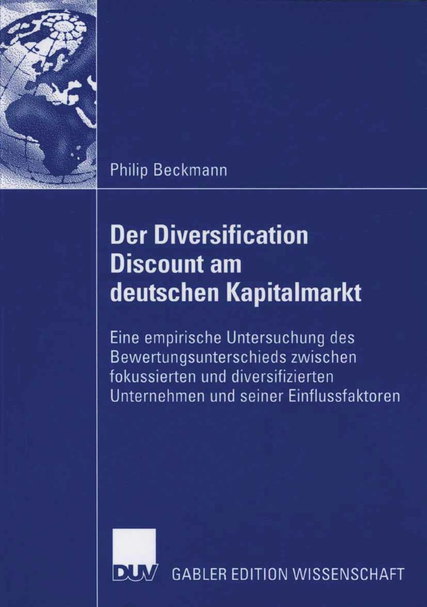 'Der Diversification Discount am deutschen Kapitalmarkt' von 'Philip ...