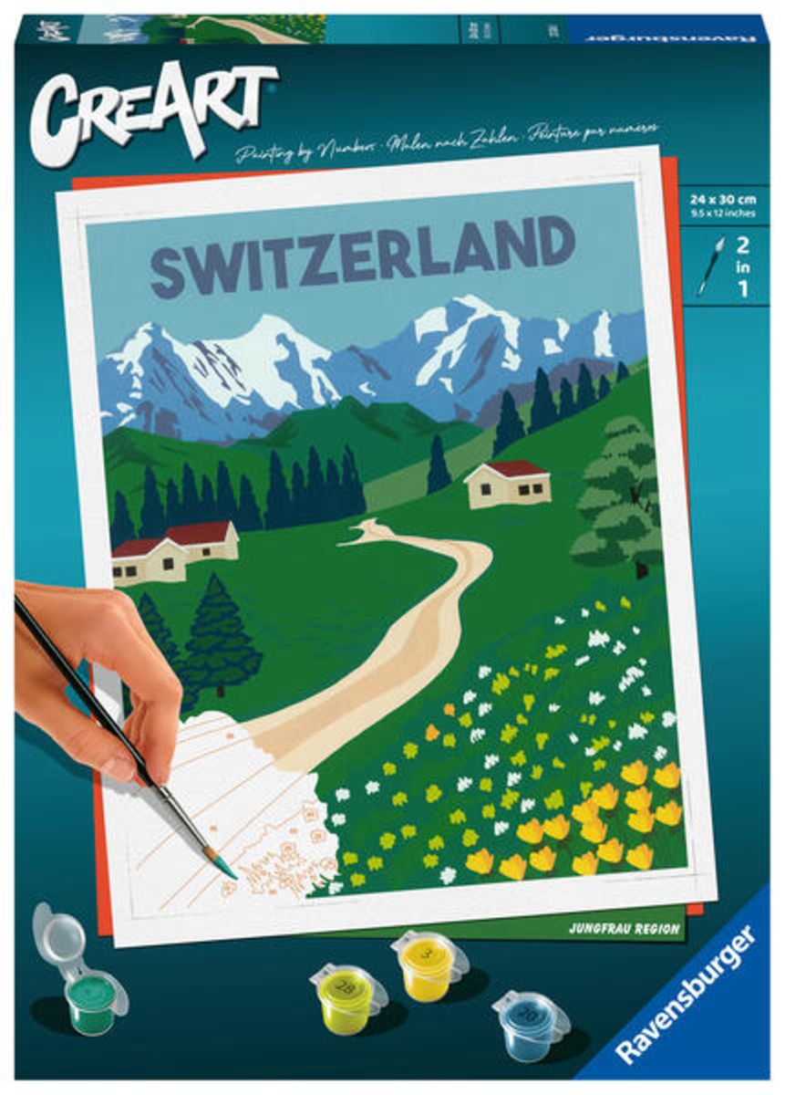'Ravensburger - Malen nach Zahlen - CreArt - Jungfrau Region' kaufen - Spielwaren