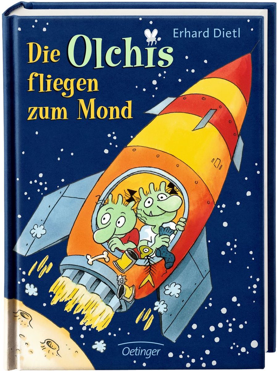 Die Olchis fliegen zum Mond von Erhard Dietl - Buch | Thalia