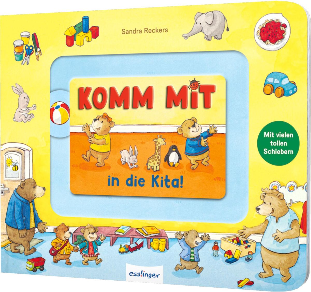 'Meine Schiebebahn-Pappe: Komm mit in die Kita' von 'Julia Klee' - Buch ...