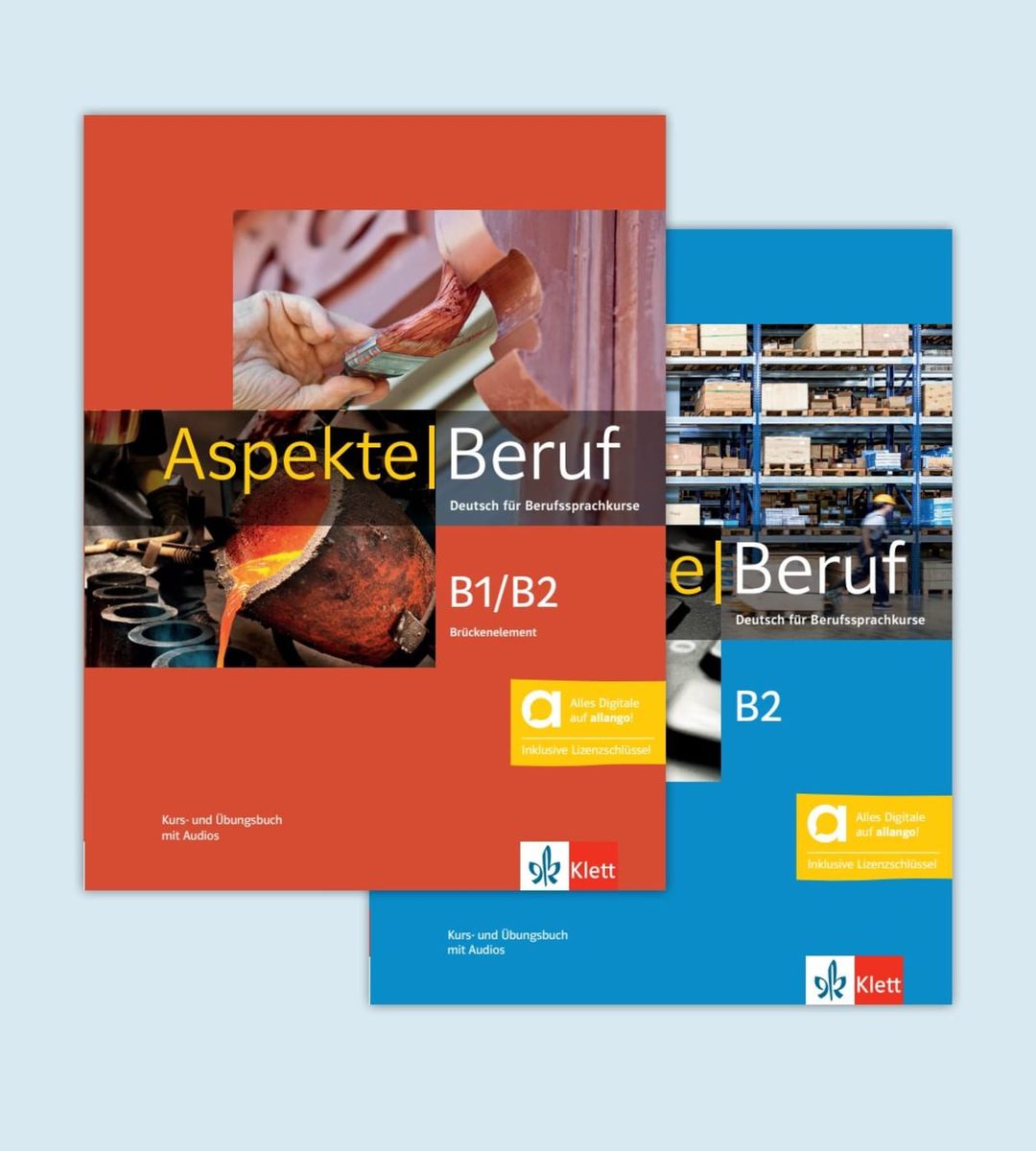 Aspekte Beruf B1/B2 Brückenelement und B2 - Hybride Ausgabe allango - Deutsch Schulbuch - 978-3 ...