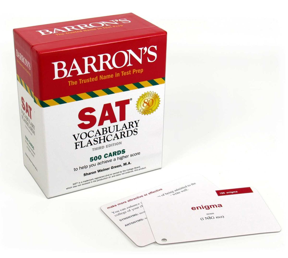 'SAT Vocabulary Flashcards: 500 Cards Reflecting the Most Frequently ...