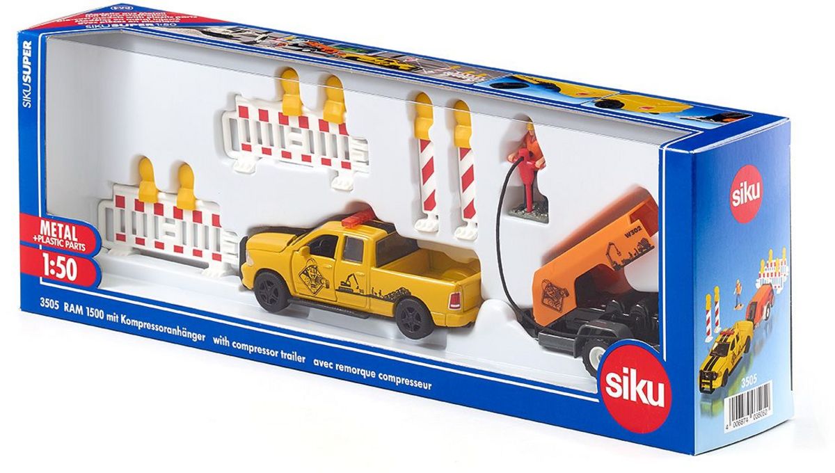 'SIKU - RAM 1500 mit Kompressoranhänger' kaufen - Spielwaren