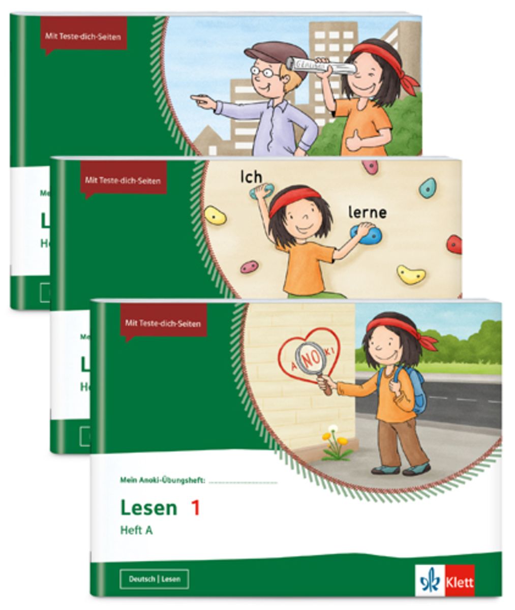 Mein Anoki-Übungsheft. Paket Lesen 1 - 1. Klasse Schulbuch - 978-3-12 ...
