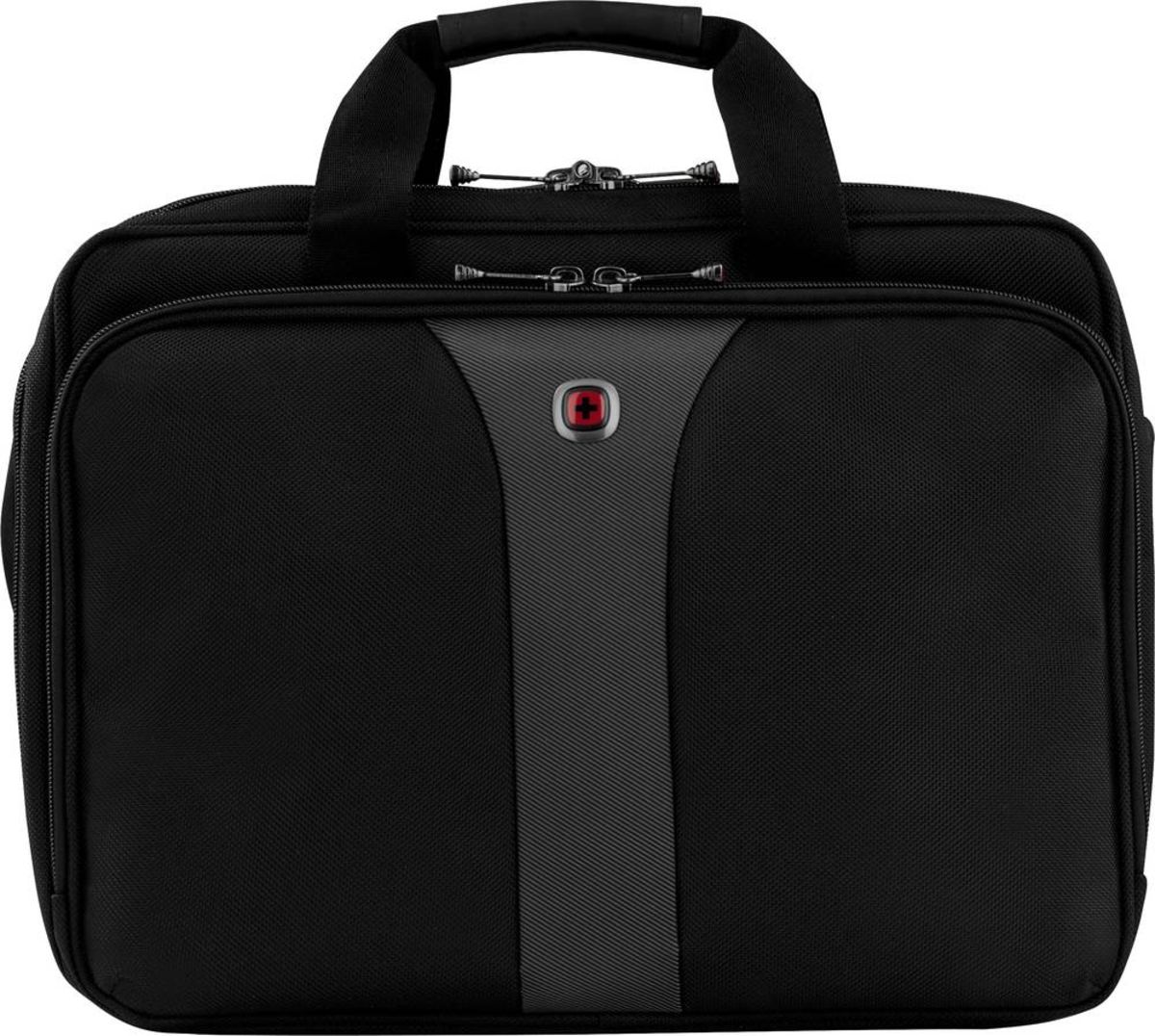 WENGER® Notebook-Tasche Legacy 15 l 16', schwarz/grau 2 Hauptfächer, 2 ...