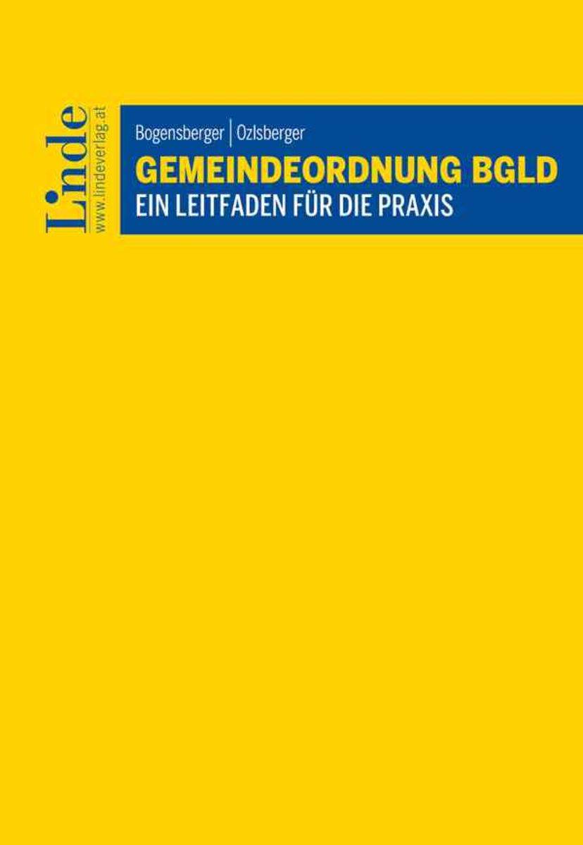 'Gemeindeordnung Bgld' von 'Ruby Bogensberger' - Buch - '978-3-7073-4725-8'