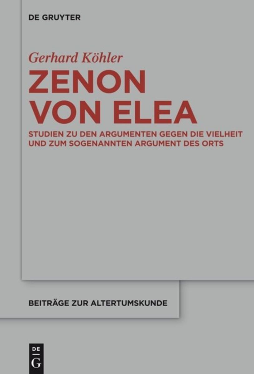 'Zenon von Elea' von 'Gerhard Köhler' - Buch - '978-3-11-036292-3'