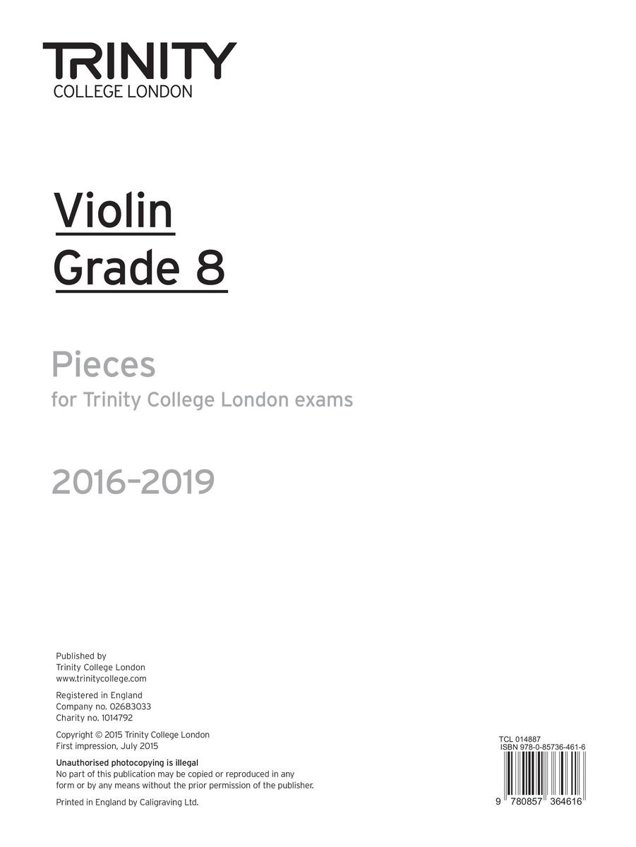 Violin Exam Pieces - Grade 8 . Bücher | Orell Füssli