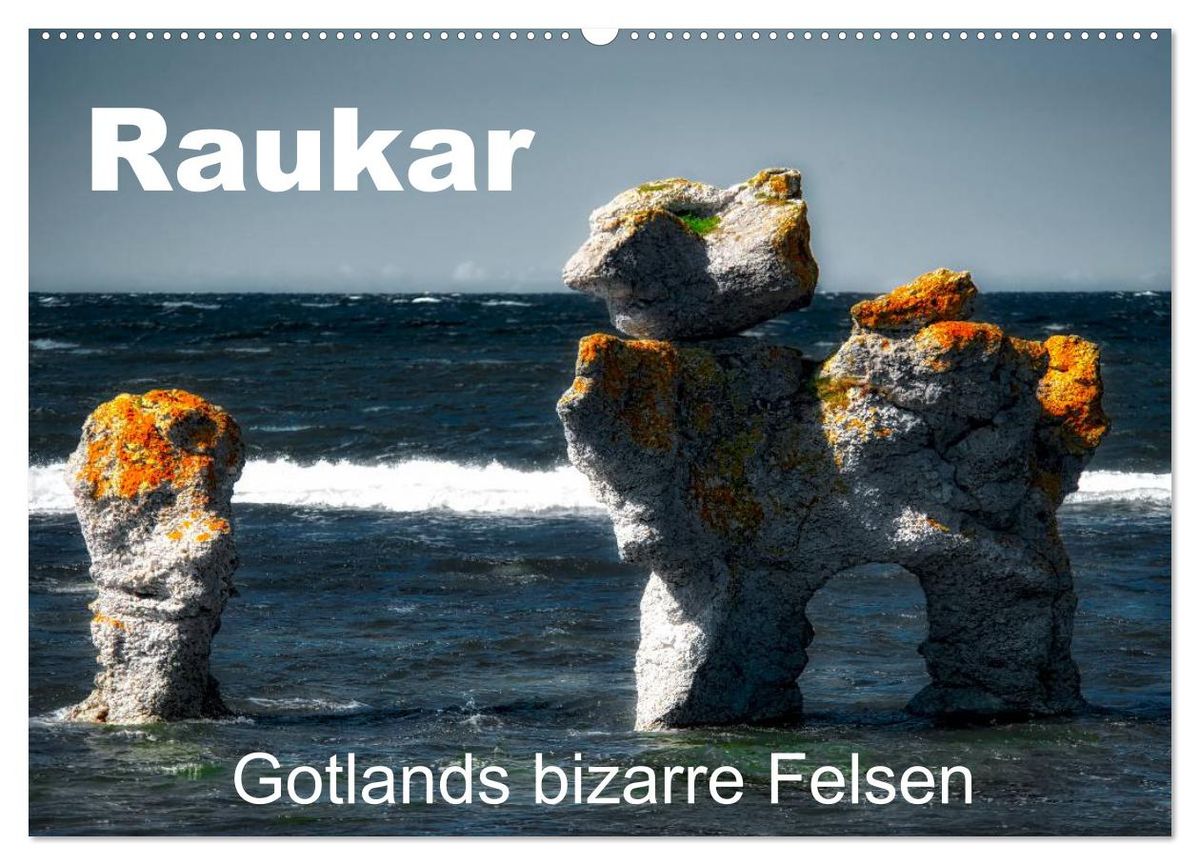Raukar - Gotlands bizarre Felsen (Wandkalender 2025 DIN A2 quer ...