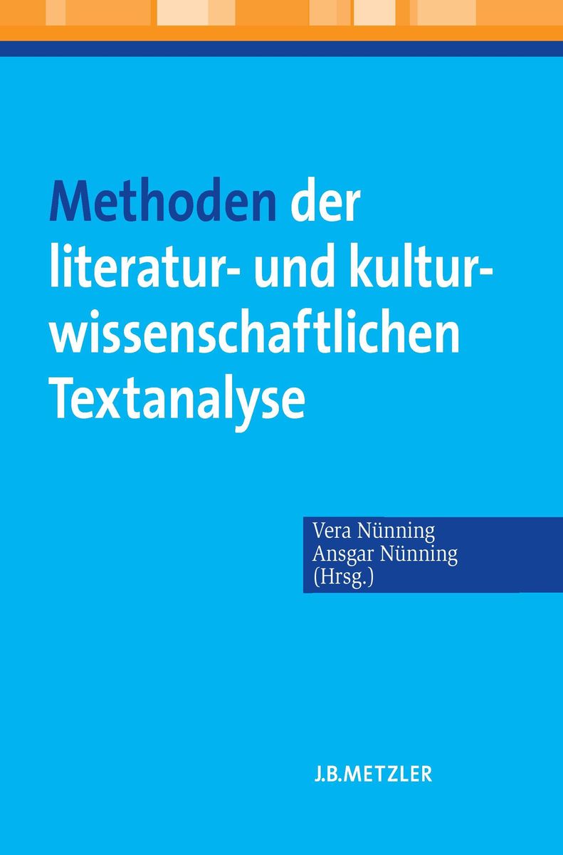 'Methoden der literatur- und kulturwissenschaftlichen Textanalyse' von ...