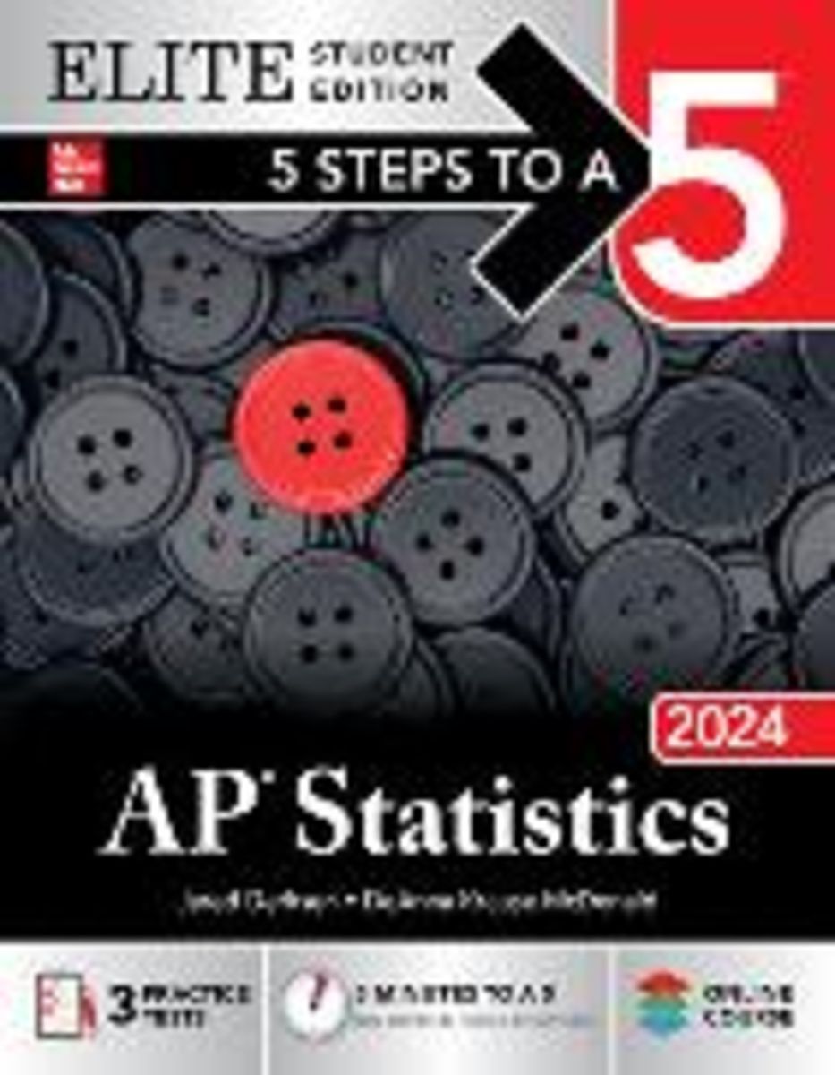 '5 Steps to a 5: AP Statistics 2024 Elite Student Edition' - 'Englisch' Schulbuch - '978-1-265 ...