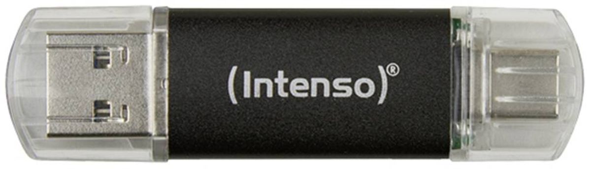 'Intenso Twist Line USB-Stick 128GB Anthrazit 3539491 USB-A, USB-C ...