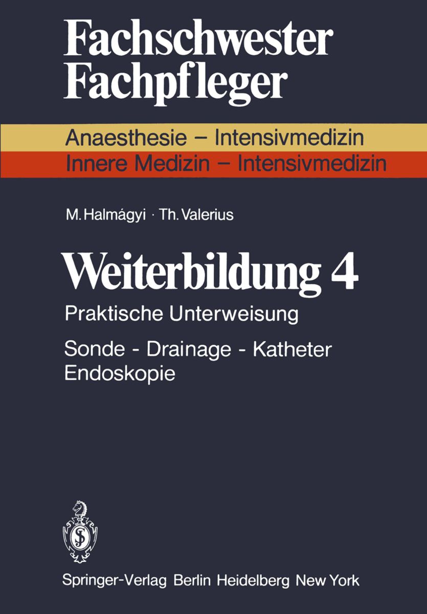 'Weiterbildung 4' von 'M. Halmagyi' - Buch - '978-3-540-08737-3'