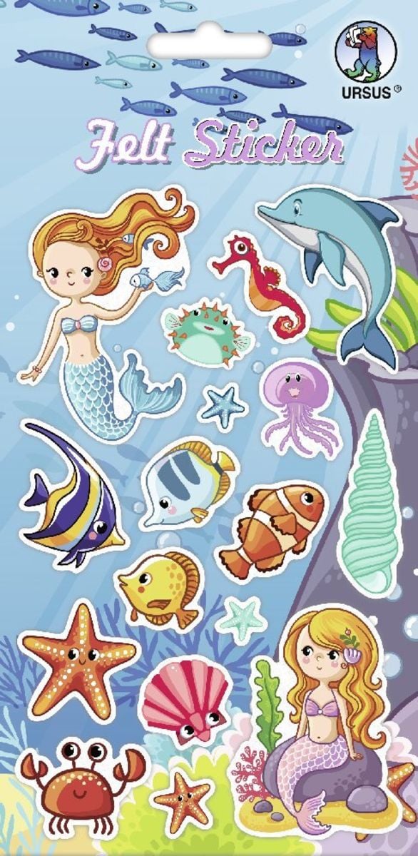 URSUS Dekorationsartikel Filz-Sticker Ocean - Sticker - 4008525247913 ...