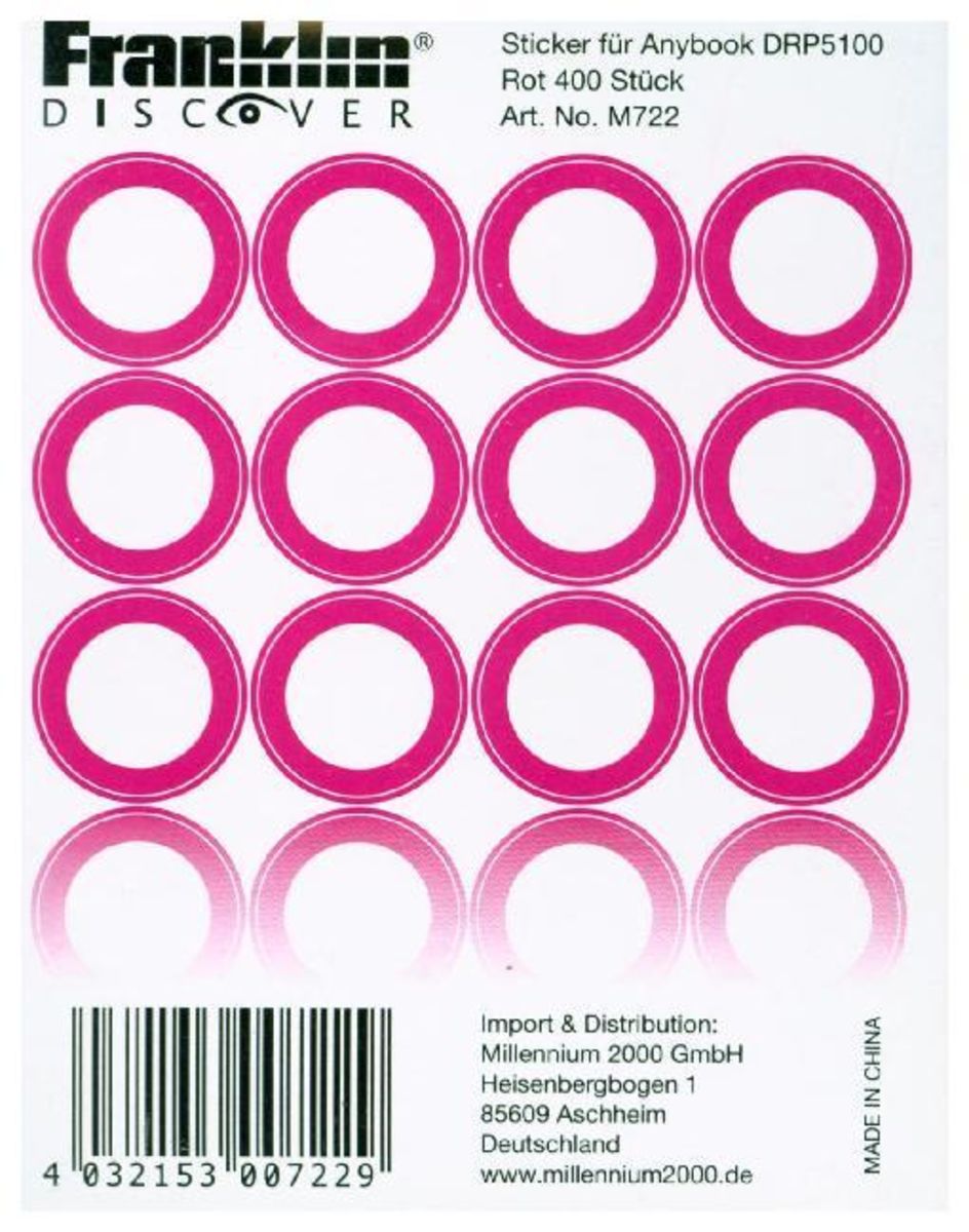 'Anybook Sticker rot für DRP5100' von '' - Buch