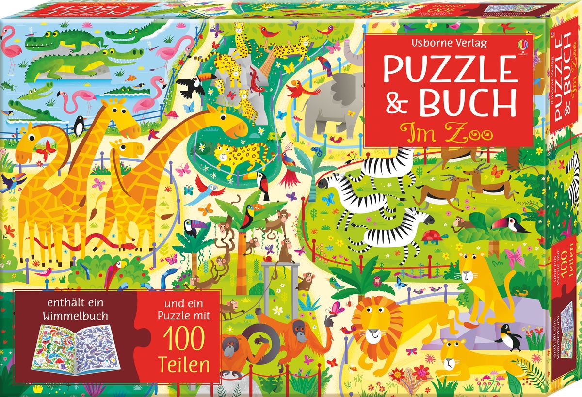 'Puzzle & Buch: Im Zoo' kaufen - Spielwaren